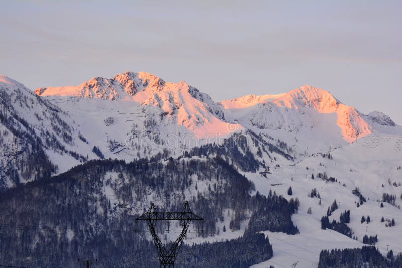 Austria, Winter stock photo. Image of wildseeloder, alps - 76835124