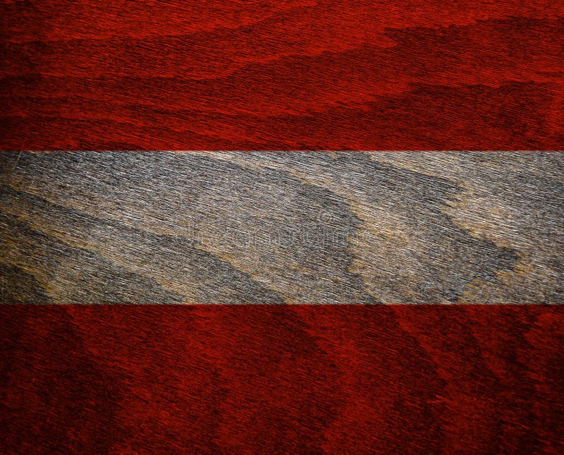Austria Wood Textured Flag stock photo. Image of rough - 82760276