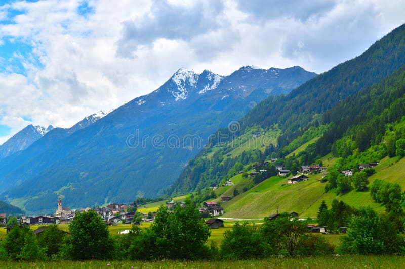 Austrian alps editorial stock image. Image of austrian - 385031884