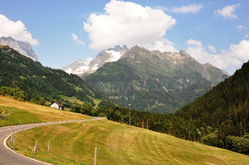 Austrian Alps stock image. Image of tourism, austria - 70673565