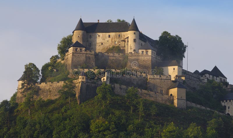 Austrian Castle stock image. Image of haze, austria, knight - 10257041