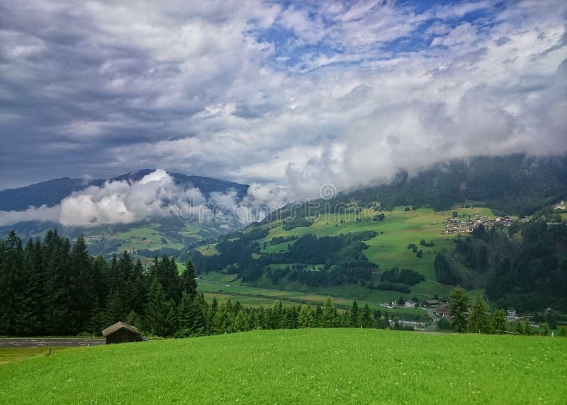 Austrian countryside stock photo. Image of austrian, countryside - 74613730