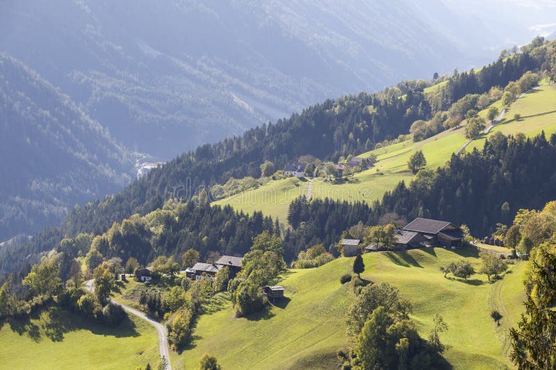 Austrian Countryside Landscape Stock Photo - Image of beauty, alps ...