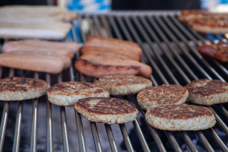 Austrian Cuisine Meat and Sweets Tyrol Typical German Cuisine Stock ...