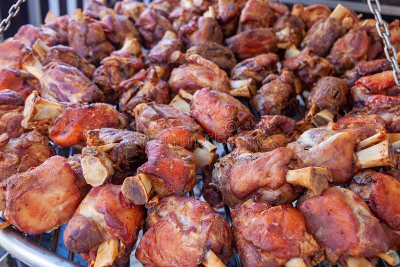 Austrian Cuisine Meat and Sweets Tyrol Typical German Cuisine Stock ...