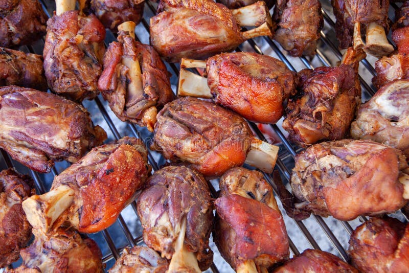 Austrian Cuisine Meat and Sweets Tyrol Typical German Cuisine Stock ...