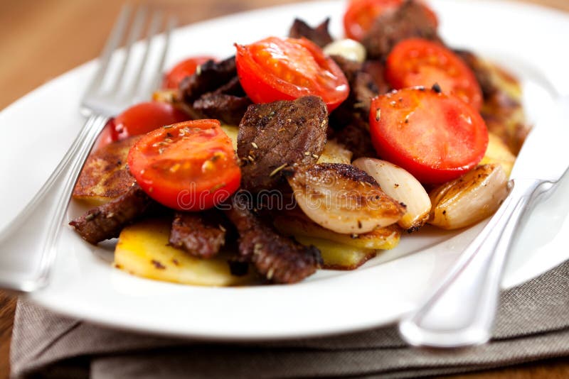 Austrian Dinner stock image. Image of onion, cuisine - 12791661