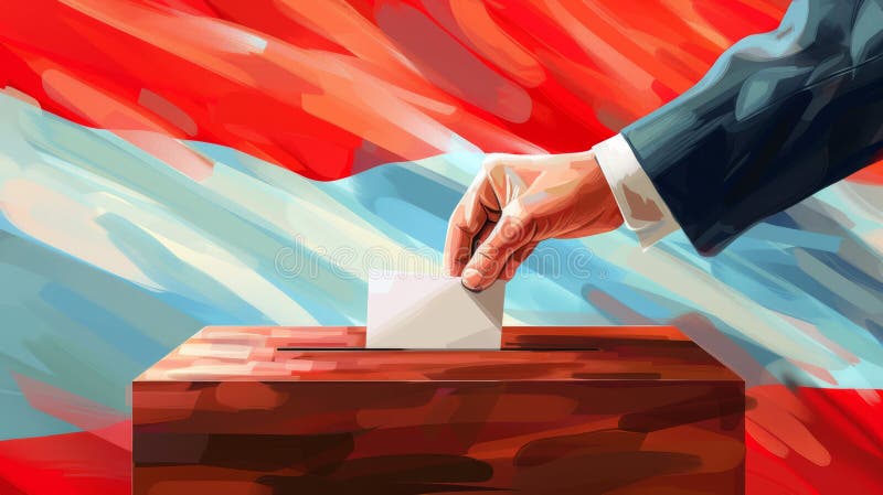 Austrian Election Campaign stock illustration. Illustration of 2024 ...