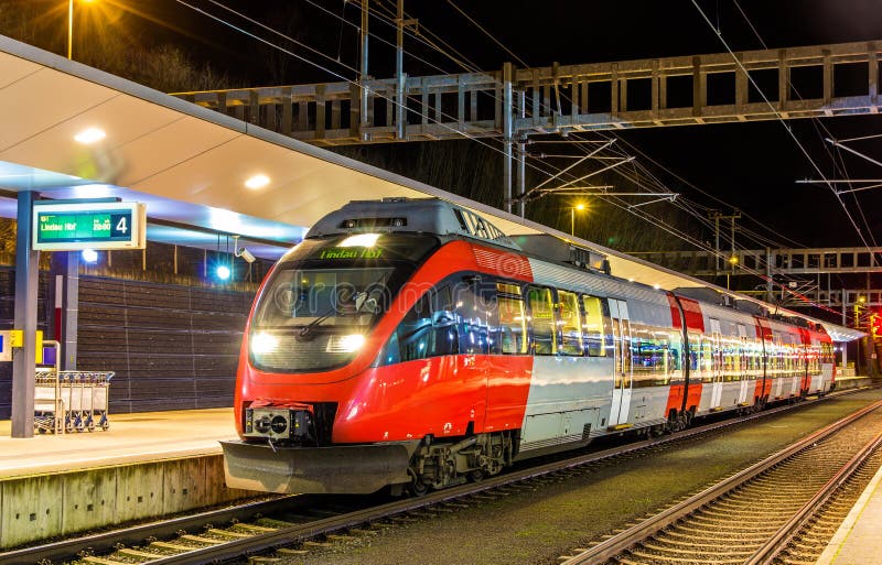 Austrian High-speed Train in Feldkirch Stock Photo - Image of metro ...