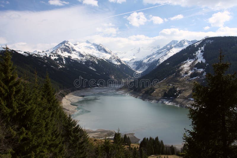 Austrian mountain lake stock photo. Image of stone, clear - 19369542