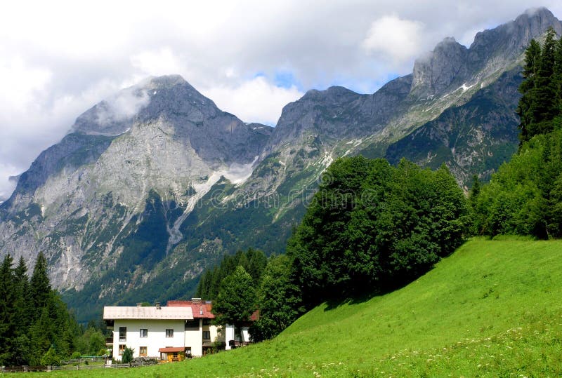 Austrian mountains stock image. Image of travel, europe - 785235