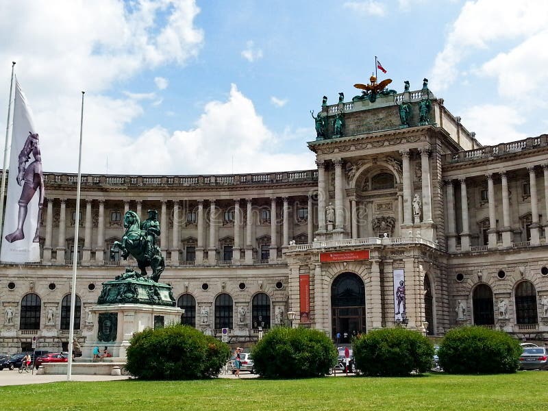 Austrian National Library, Vienna, Austria Editorial Photography ...