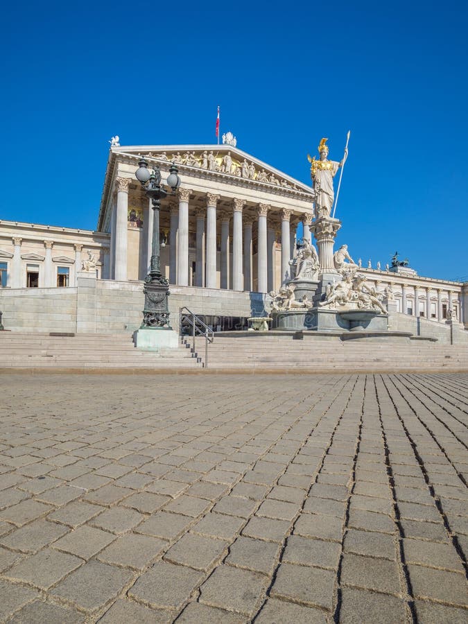 Austrian Parliament - Vienna - Austria Stock Photo - Image of wien ...