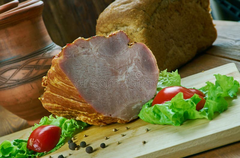 Austrian Selchfleisch stock photo. Image of cured, rustic - 98738100
