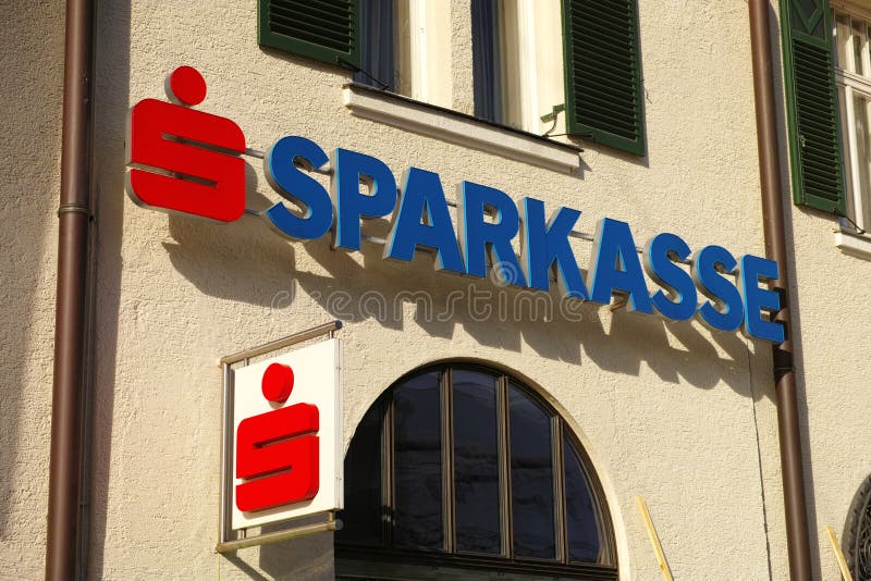 Austrian Sparkasse Bank Sign in Salzburg Austria Editorial Photography ...