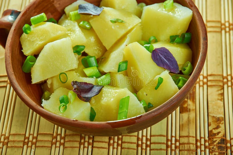 Austrian-Style Potato Salad Stock Image - Image of meal, salad: 153263113