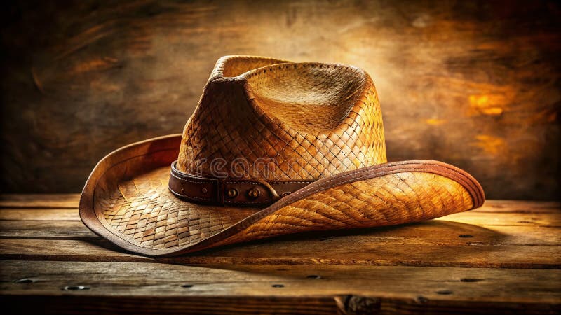 Authentic Aged Cowboy Hat a Timeless Western Accessory Showcasing ...