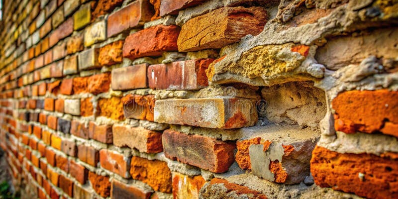 Authentic Aged Stone and Brick Wall Texture a Detailed HighQuality ...