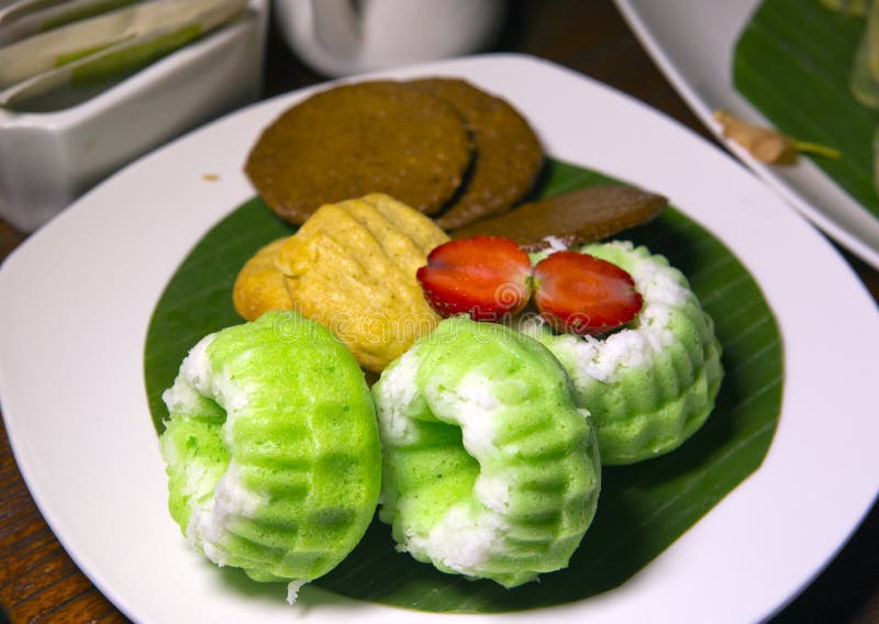 Authentic Bali Sweets from Rice Flour Stock Photo - Image of dish ...