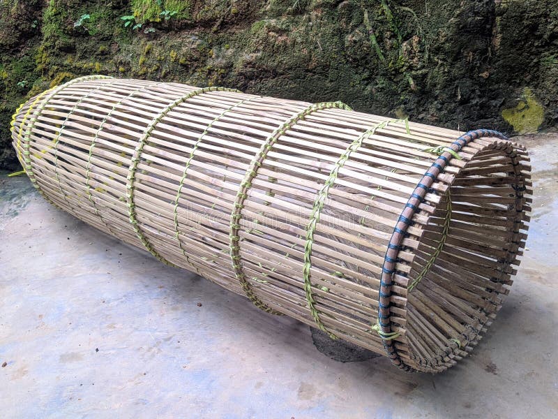 Authentic Bamboo Fish Trap Crafted with Natural Materials Stock Image ...