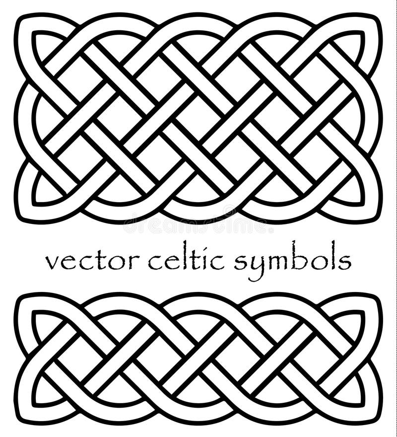 Authentic Black-white Vector Celtic Knot Stock Vector - Illustration of ...