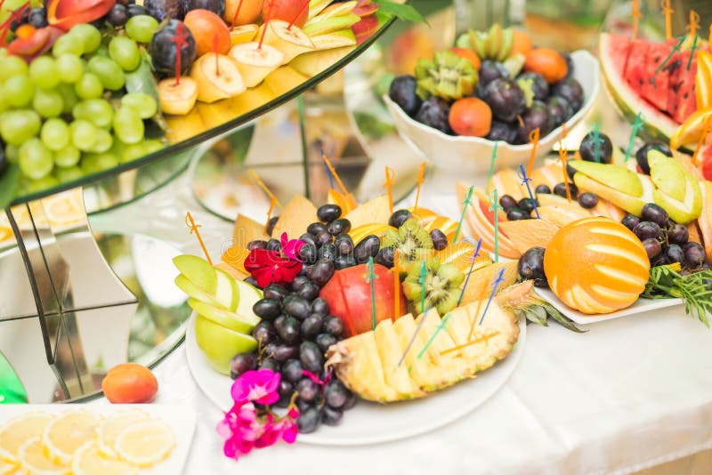 Authentic Buffet, Assorted Fresh Fruits, Berries and Citrus ...