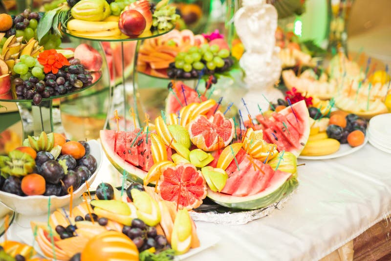 Authentic Buffet, Assorted Fresh Fruits, Berries and Citrus ...
