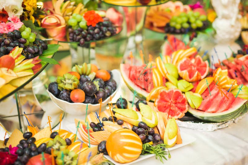 Authentic Buffet, Assorted Fresh Fruits, Berries and Citrus ...