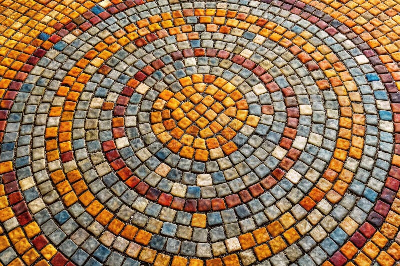 Authentic Cobblestone Road Texture Seamless Pattern for Interior ...