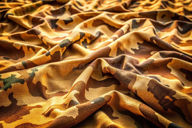 Authentic Desert Military Camouflage Texture a HighQuality Background ...