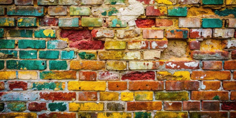 Authentic Distressed Brick Wall Texture a Grunge Background for Design ...