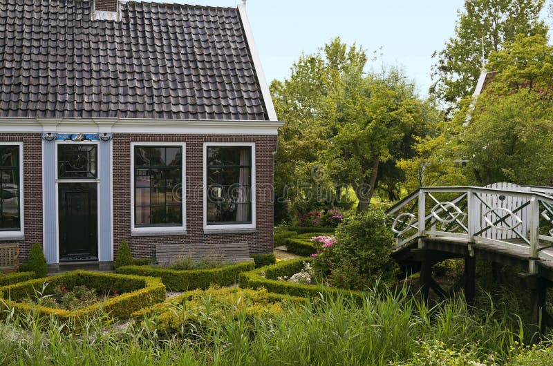 Authentic Dutch house stock image. Image of brick, vacation - 24158149