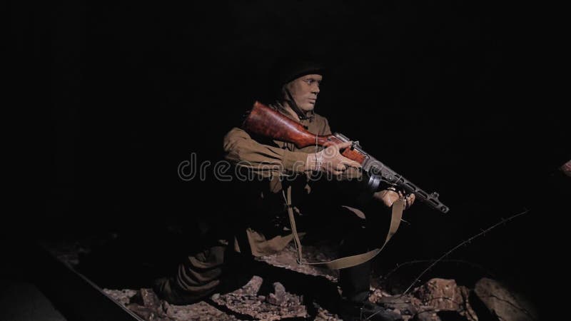 Authentic Figure of a Soviet Soldier during the Second World War in the ...