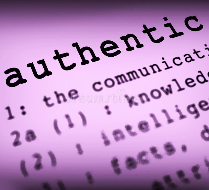 Authentic or Genuine Product Concept Icon Representing Real Things - 3d ...