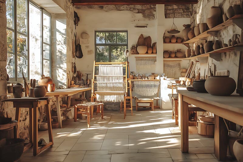 Authentic Greek Artisan Pottery Workshop Handcrafting Unique Ceramics ...