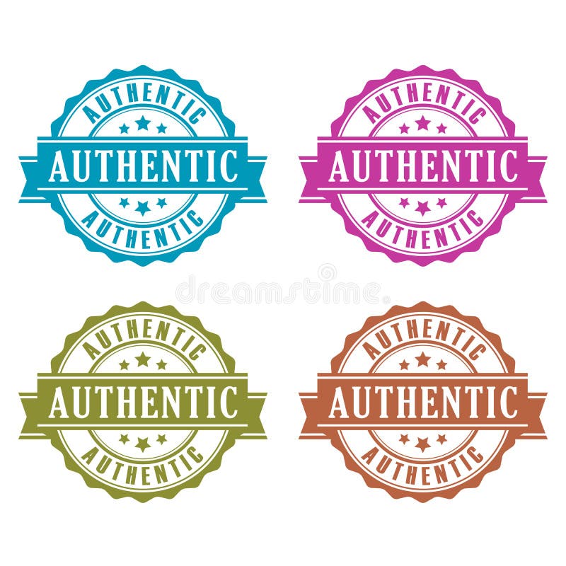 Authentic vector stamp stock vector. Illustration of element - 28858356