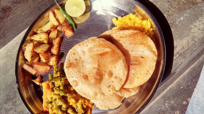 Authentic Indian Food Fasting Stock Photo - Image of baking, cuisine ...