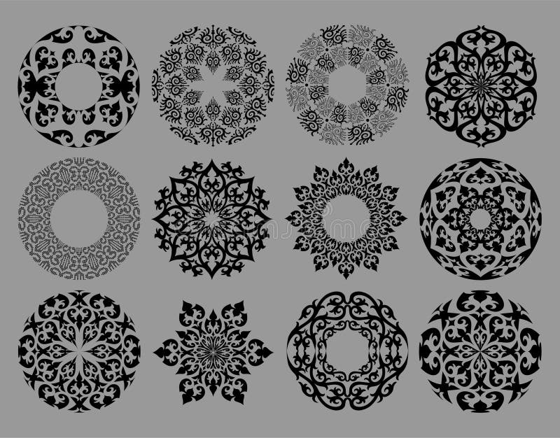 Authentic Indonesian Aceh Element Graphics Stock Illustration ...