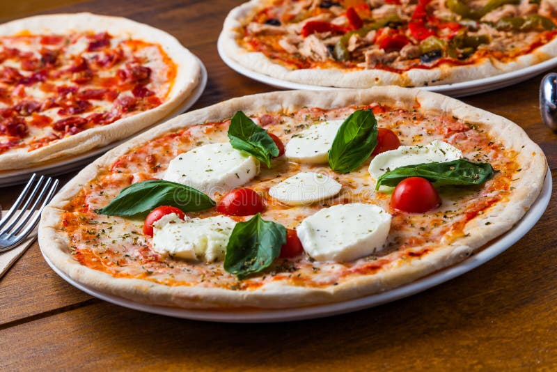 Authentic Italian pizza stock photo. Image of authentic - 90705216