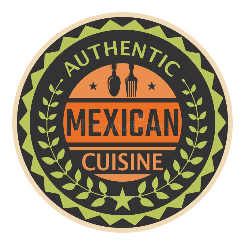 Authentic Mexican Cuisine stock vector. Illustration of mexican - 198096013