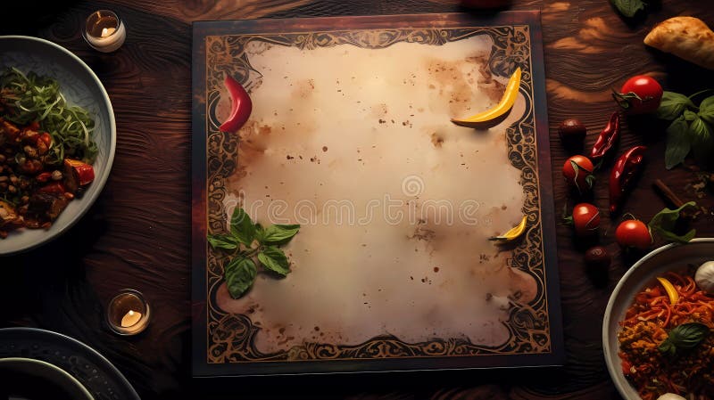 An Authentic Middle Eastern Restaurant Menu Template of Culinary ...