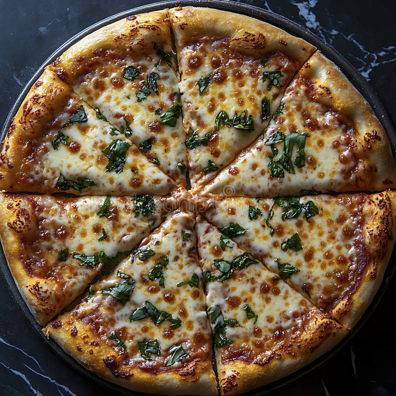 Authentic Napoli Brick Oven Pizza Crispy Crust Perfection Stock Image ...