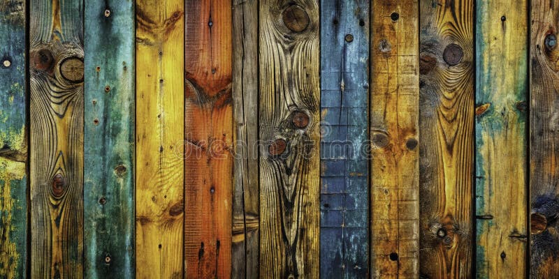 Authentic Old Wood Planks a Stunning Panoramic Background for Rustic ...