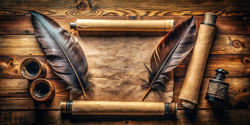 Authentic Parchment Scroll Blank Text Space Stock Illustrations – 9 ...