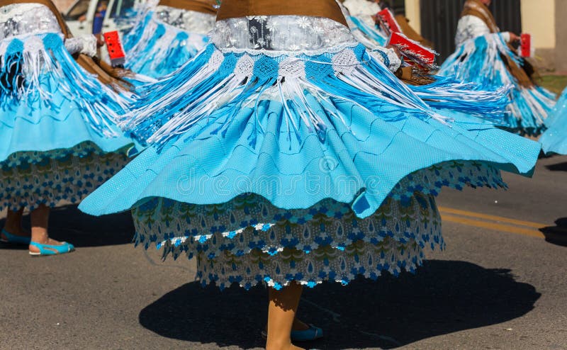 Peruvian dance editorial stock image. Image of diablada - 118128999