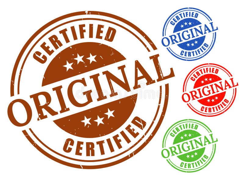 Original Authentic Certificate Stock Illustrations – 1,872 Original ...