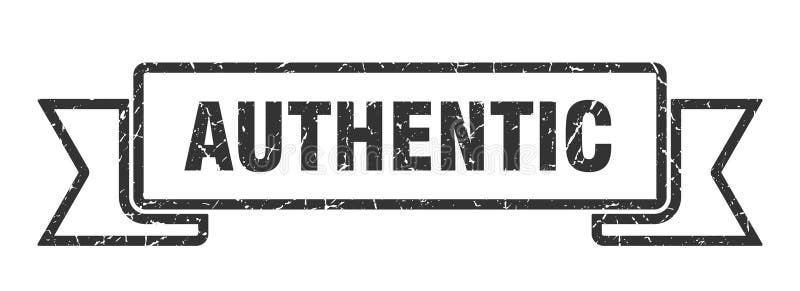 Authentic ribbon. stock vector. Illustration of seal - 153527257