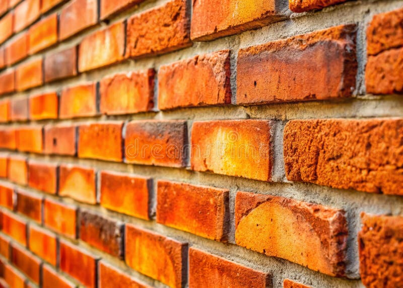 Authentic Rustic Brick Wall Texture a Square Background Ideal for Decorative Construction ...