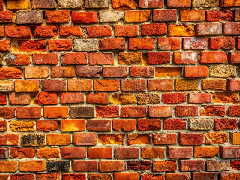 Authentic Rustic Red Brick Wall Background a Grungy Texture Perfect for ...