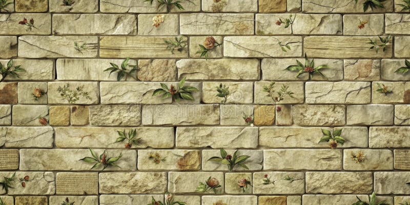 Authentic Sandstone Brick Wall Texture Seamless Tileable and ...